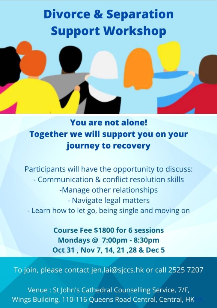 Divorce and Separation Support Workshop [Completed] – St John's ...
